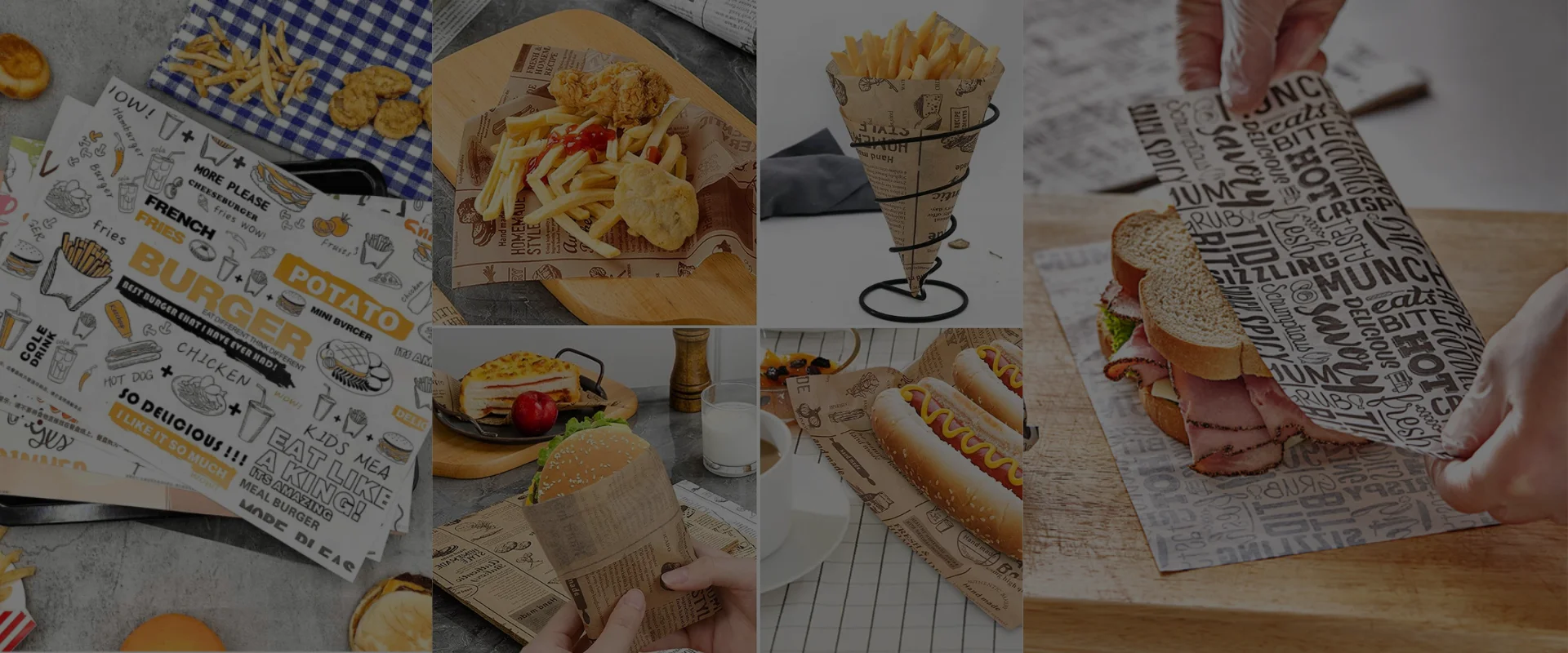 Custom Printed Food Wrapping Sheets By Custom Printed Paper